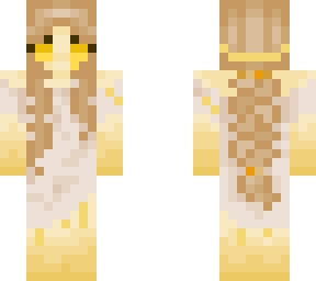 golden goddess girl | Minecraft Skins