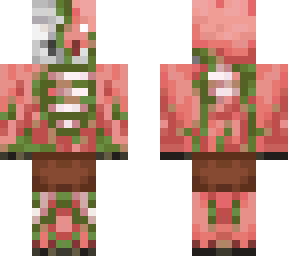 Piglin with herobrine eye | Minecraft Skin