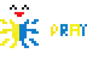 Send prayers to the Ukraine! | Minecraft Skin