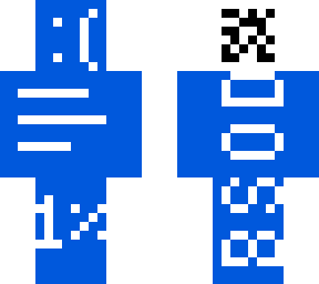 Windows BSOD With QR Code on Back of Head | Minecraft Skin
