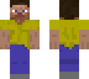 Yellow steve | Minecraft Skin