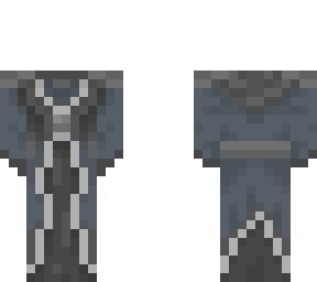 Medieval mage robes slim base | Minecraft Skin