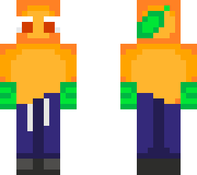 ignacioblade but he's an orange | Minecraft Skin