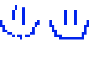 blue face | Minecraft Skin