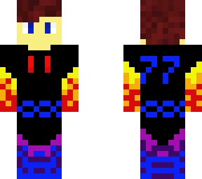 Fire elemental | Minecraft Skin