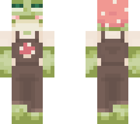 frog in overalls | Minecraft Skin