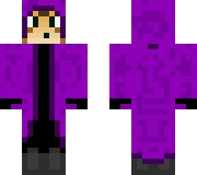 Monke in a purple robe! | Minecraft Skin