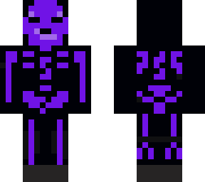 Purple skull troper | Minecraft Skin