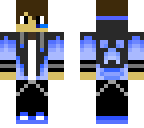 blue og gamer boy | Minecraft Skins