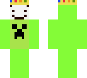 Dream, technoblade with creeper merchandise | Minecraft Skin