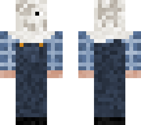 Jason Voorhees (potato sack) (textured) | Minecraft Skin