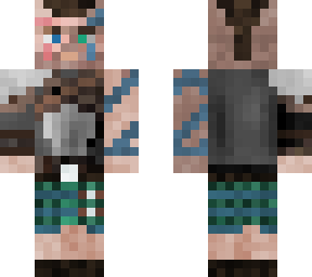 Kilt wearing Viking | Minecraft Skin