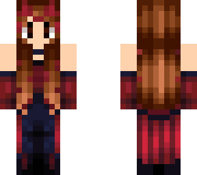 Scarlet Witch Anny | Minecraft Skin