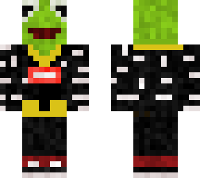 xtra drippy kermit | Minecraft Skin