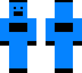 blue man | Minecraft Skin