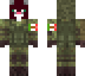Cat military soldier 3.0 | Minecraft Skin
