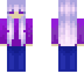 Cute periwinkle girl | Minecraft Skin