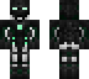 Cyrax Robot Aguamarina | Minecraft Skin