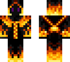 fiery fighter | Minecraft Skin