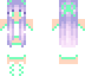 minty periwinkle | Minecraft Skin