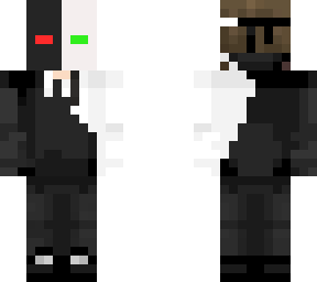 My half infected version | Minecraft Skin