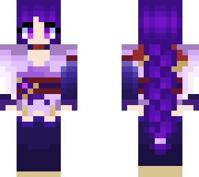 Raiden Shogun 2022 remake - genshin impact | Minecraft Skin