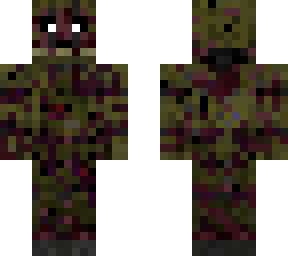 fnaf 3 springtrap | Minecraft Skins