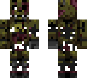 withered springtrap | Minecraft Skin