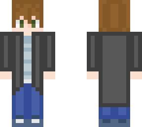 AshNighttime Nightmare SMP with coat Skin | Minecraft Skin