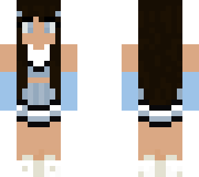 light blue cheerleader | Minecraft Skin