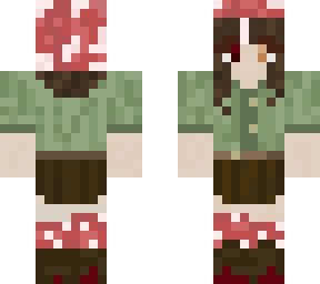 Mushroom girl | Minecraft Skin