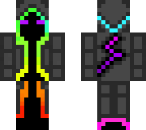 rainbow enderman | Minecraft Skin
