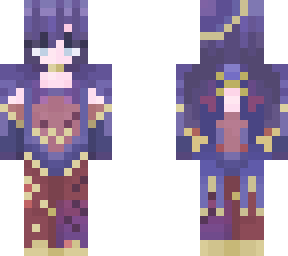 Mona - Genshin impact + * ~ | Minecraft Skin