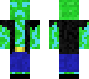 charged creeper | Minecraft Skin