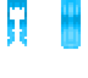 Classic Blue Hair Base | Minecraft Skin