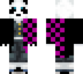 demon slayer panda | Minecraft Skin