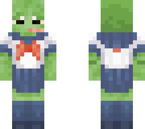 school girl pepe | Minecraft Skin