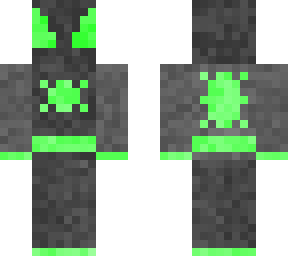 spider-man neon green | Minecraft Skin