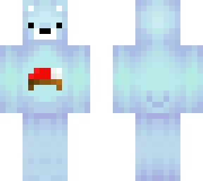 Wallibear but it's a bed instead of twitch | Minecraft Skin