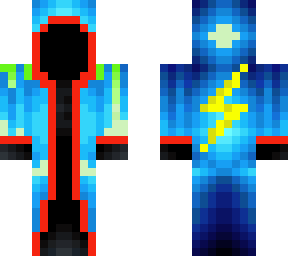 Blue and green ghost skin | Minecraft Skin