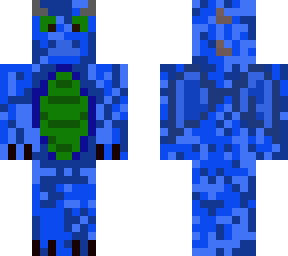 Blue dragon | Minecraft Skin