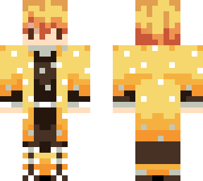 zenitsu demon slayer | Minecraft Skins