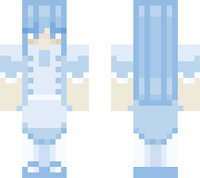 light blue dress | Minecraft Skins