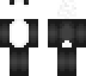 Panda Costume template | Minecraft Skin