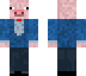 suit pig | Minecraft Skins
