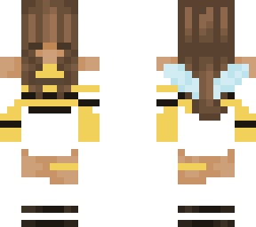 Cute bee girl | Minecraft Skin