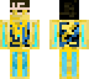 Diamond golden skin | Minecraft Skin