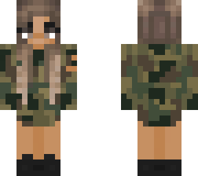 Military girl | Minecraft Skin
