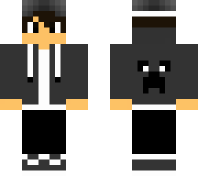 Minecraft Gray Skin Boy | Minecraft Skin