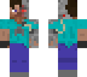 Terminator Steve | Minecraft Skin